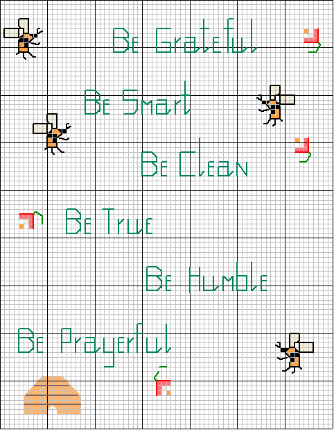 President Hinckley's 6-Bees chart